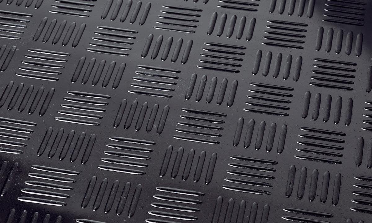 Checker rubber mat. An economical and viable solution