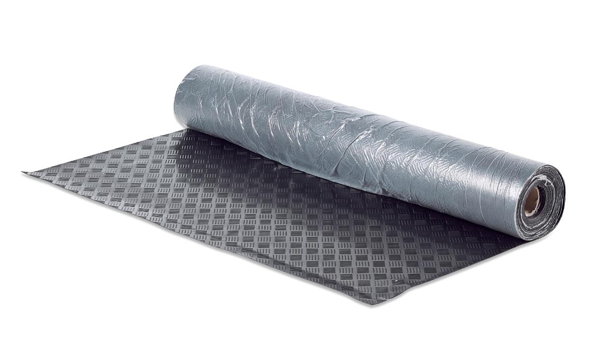 Checker rubber mat. An economical and viable solution
